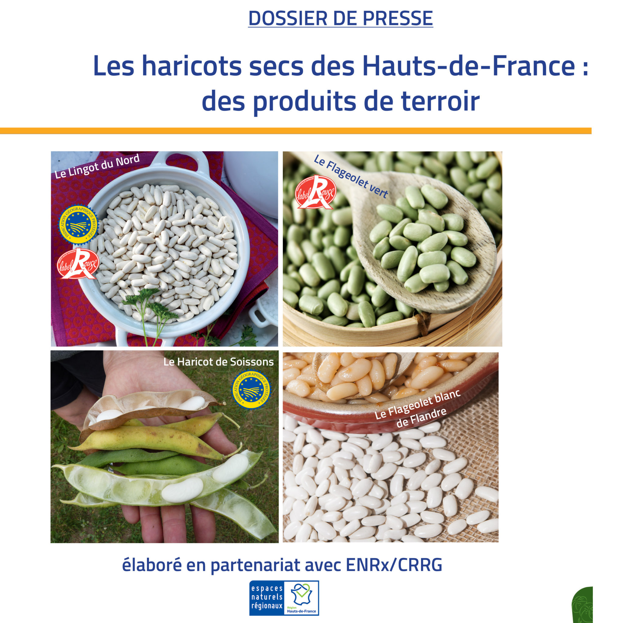 Dossier de presse haricots secs en Hauts-de-France ~ Qualité alimentaire
